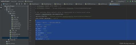 python scrapy 配置mysql连接 scrapy 数据库mysql连接 CSDN博客