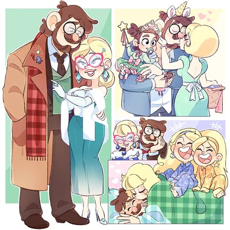 ♥️🎀eva Roze🎀 ️ On Twitter Pacifica Northwest And Her Husband Dipper Pines~ Gravity Falls