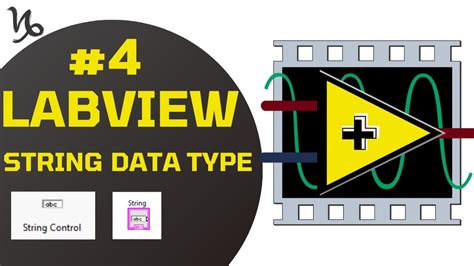 labview string control and labview string data type labview visual programming tutorial youtube