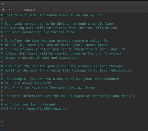 每 5 分钟执行一次的 python 脚本 码农参考