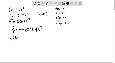 solved approximations with taylor polynomials a approximate the given quantities using taylor