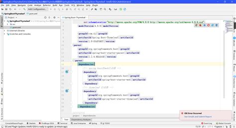 spring boot integrates thymeleaf view layer