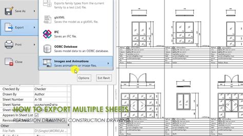 how to export multiple sheets วีดีโอตัวอย่าง การ export images pdf cad แบบครั้งเดียว ให้ได้