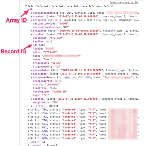 ionic framework get id object from a json array object in angular 7 stack overflow