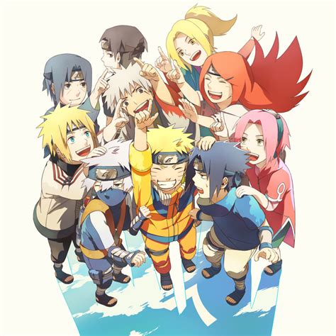 Haruno Sakura Uzumaki Naruto Uchiha Sasuke Tsunade Hatake Kakashi And 5 More Naruto And 2