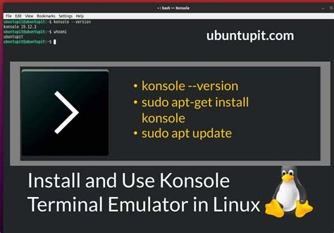 How To Install And Use Konsole Terminal Emulator In Linux