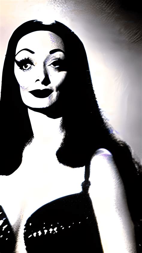 Madam Carolyn Jones Morticia Addams Graphic · Creative Fabrica