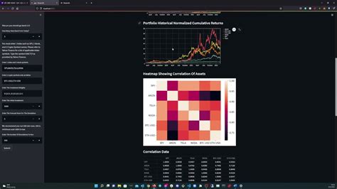 Portfolio Management W Python Streamlit YouTube