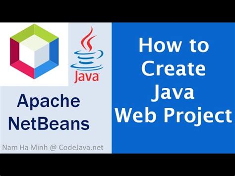 How To Create Java Web Project In Netbeans Youtube