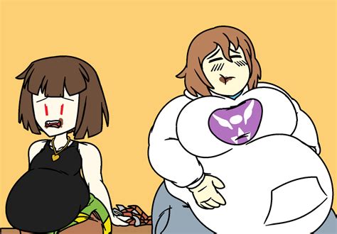 Fat Frisk And Chara By MissMalleable On DeviantArt