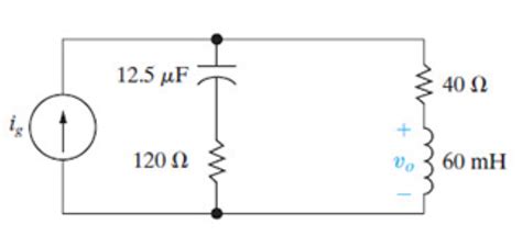 solved find the steady state expression for vo in the