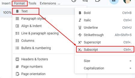 How To Do Subscript In Google Docs