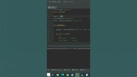 display data from sqlite3 to tkinter window youtube