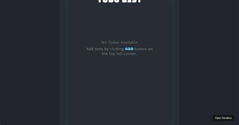 React Todo List Codesandbox