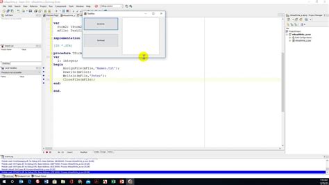 text file writing delphi youtube