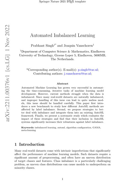 figure 4 from automated imbalanced classification via