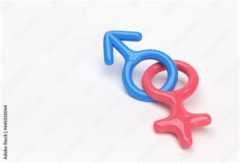 Male And Female Symbols Combination 3d Rendering Design Stock Illustration Adobe Stock