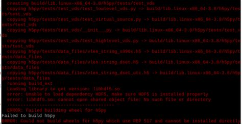 python could not build wheels for which use pep 517 and cannot be installed directly stack