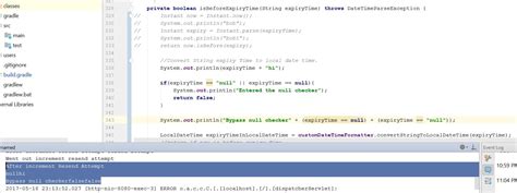 null value not detected bypass if condition java stack overflow