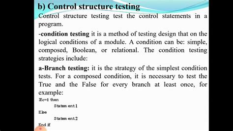 Control Structure Testing YouTube