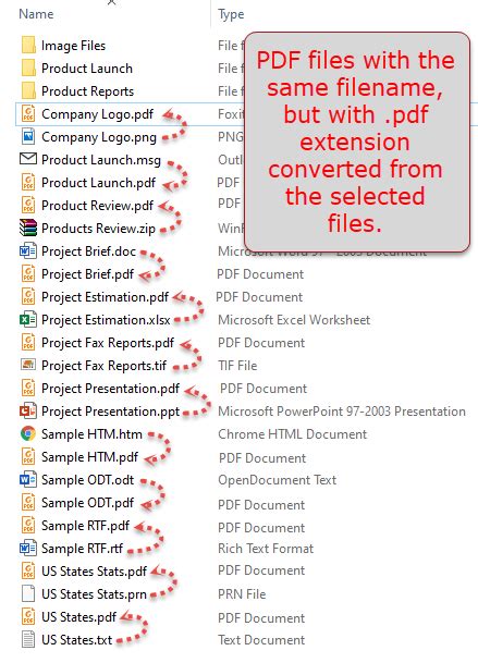 how to convert multiple files to pdf assistmyteam