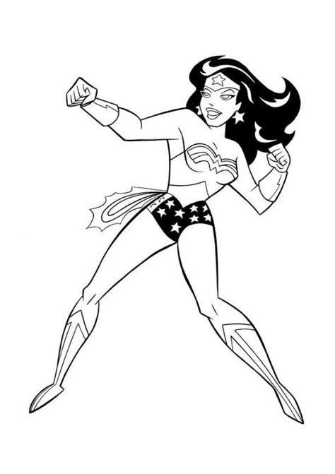 Get This Wonder Woman Coloring Pages Free Printable Q8ix1