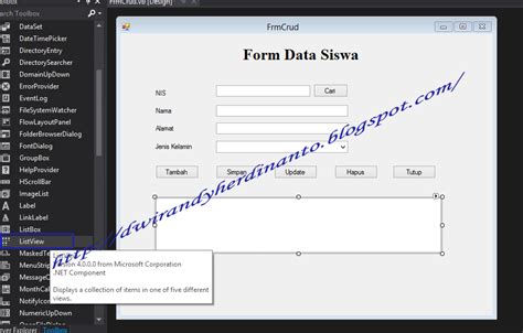 Menampilkan Data Ke Listview Dengan VB NET Tutorial Koding