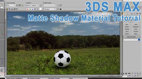 3DS Max Matte Shadow Material YouTube