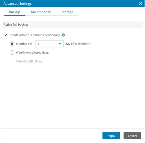 Step 12 Specify Advanced Job Settings Veeam Service Provider Console