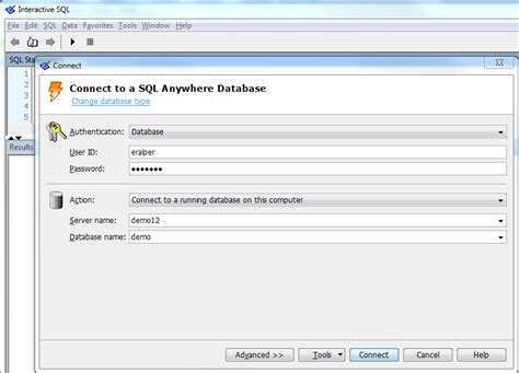 how to install sybase sql anywhere 12 database software