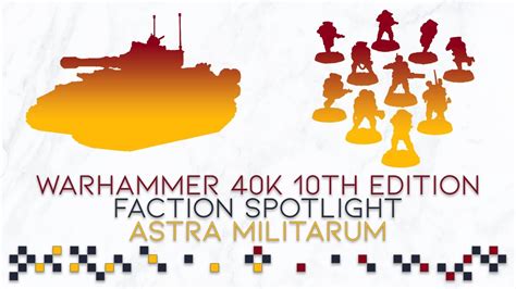 Warhammer 40K 10th Edition Faction Spotlight Astra Militarum Shock