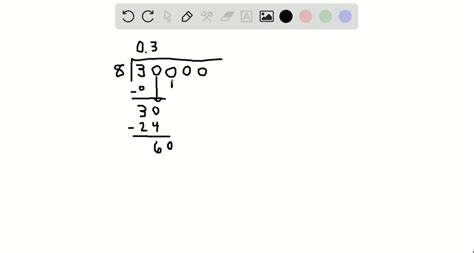 solved convert to decimal notation 3 8