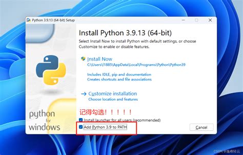【笔记】2023最新python安装教程（windows 11） windows11安装python csdn博客