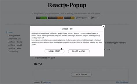 popup react js examples