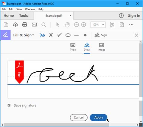 how to sign a pdf file
