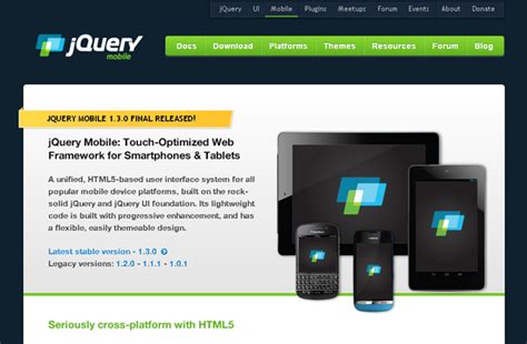 a complete guide of jquery mobile for beginners web resources webappers