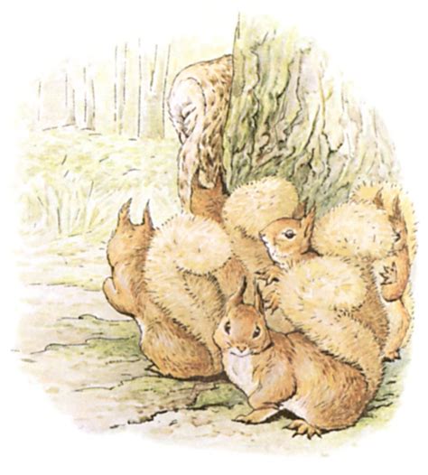 From The 1903 THE TALE OF SQUIRREL NUTKIN BY BEATRIX POTTER Beatrix