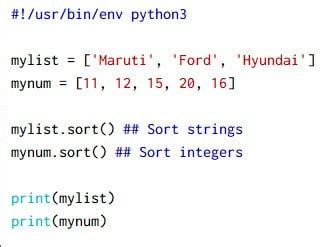 10 Examples On Python Sort And Sorted Function GoLinuxCloud