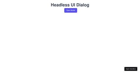 Headless Ui Dialog Forked Codesandbox