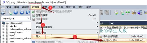 mysql学习： sqlyog如何导入已有的sql文件 sysylog 导入sql文件 csdn博客