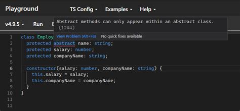 Wrong Error Message When Defined Abstract Property In Non Abstract