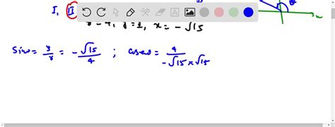 solved find the values of the six trigonometric functions of θ function value constraint cscθ 4