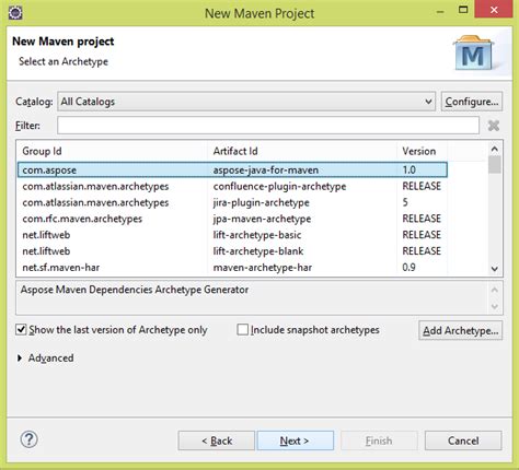 How To Add Aspose Maven Dependecy In Eclipse IDE Aspose Java APIs