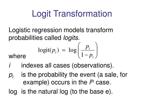 ppt logistic regression powerpoint presentation free download id 6047919