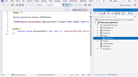 getting started with sfpdfviewer in blazor wsl mode syncfusion 1488 hot sex picture