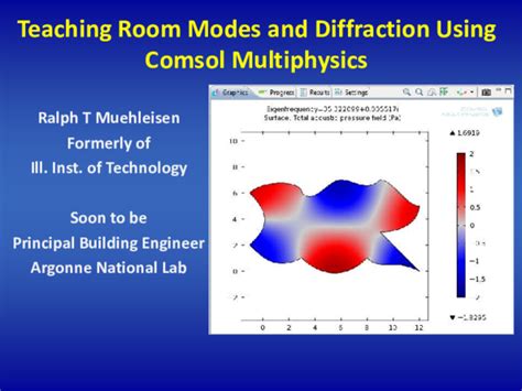 pdf teaching room modes and diffraction using comsol multiphysics ralph muehleisen
