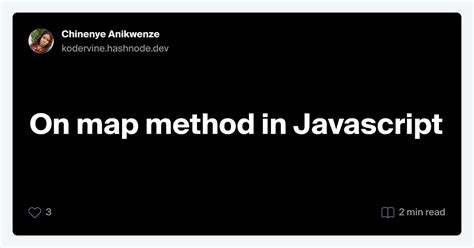 on map method in javascript