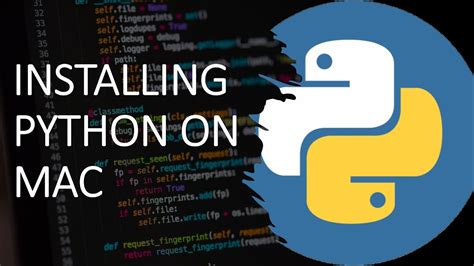 Find Out How To Easily Install Python On Your Mac YouTube