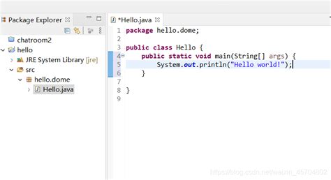 使用eclipse编写第一个java程序及运行（超详细） eclipse怎么用java 陌宇xia的博客 csdn博客
