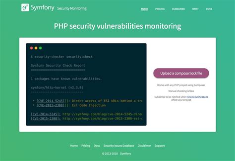 Introducing Symfony Security Monitoring Symfony Blog